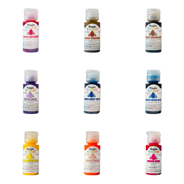 Choco Mini Gels | Candy Food Colours | Oil Based – Magic Colours