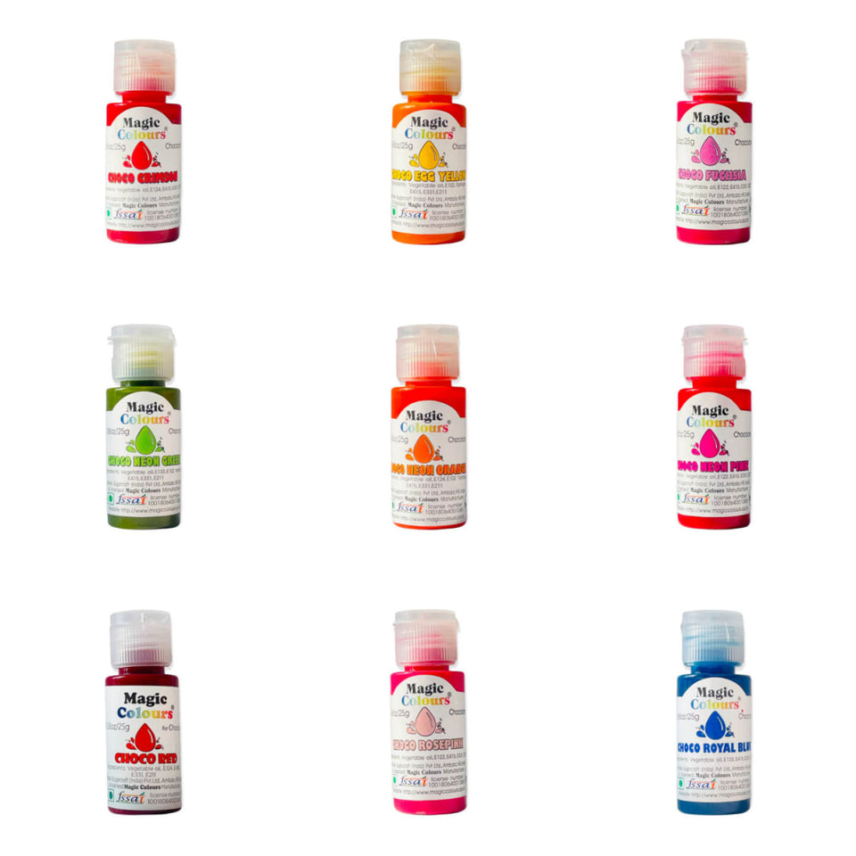 Choco Mini Gels | Candy Food Colours | Oil Based – Magic Colours